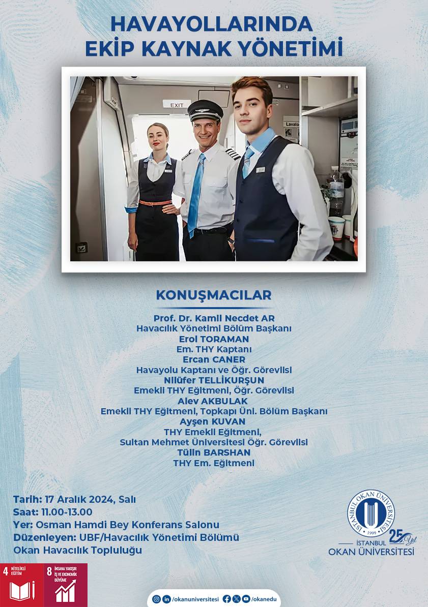 Havayollarında Ekip Kaynak Yönetimi - İstanbul Okan Üniversitesi