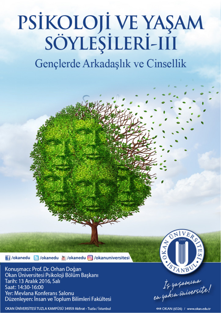 13 Aralık Psikoloji Yaşam Söyleşileri - İstanbul Okan Üniversitesi